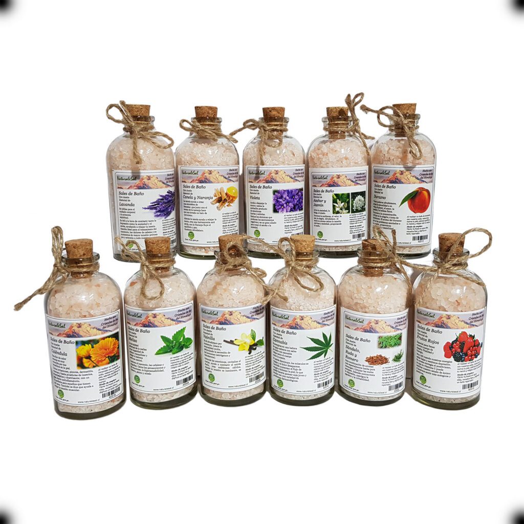 PACK 2 SALES DE BAÑO EN BOTELLA - Naturalesal